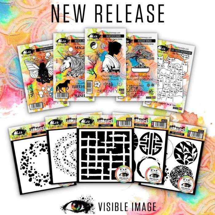 NEW Visible Image Stamps and Stencils