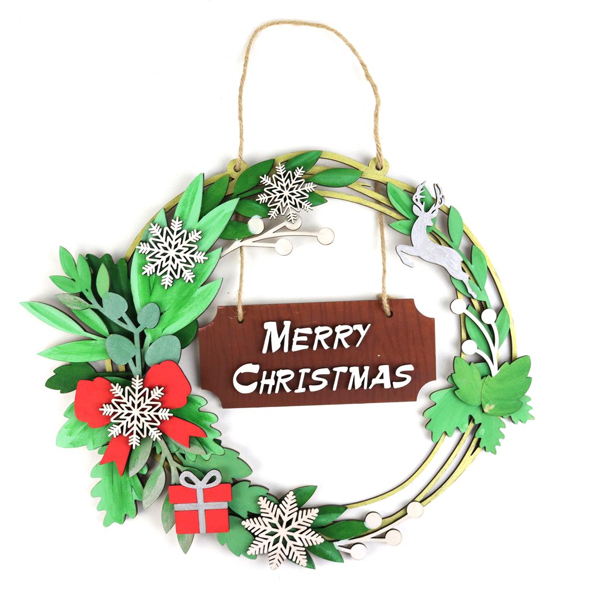 MDF Wreath Kit, 16pcs of Layered MDF | HobbyMaker