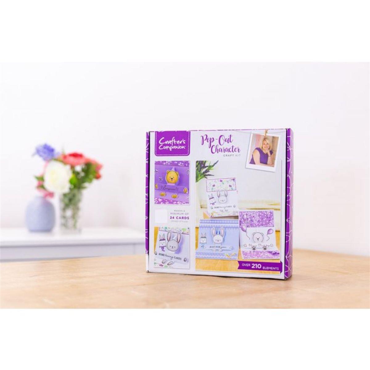 Crafters Companion - Pop-Out Character Craft Kit - Over 210 Elements ...