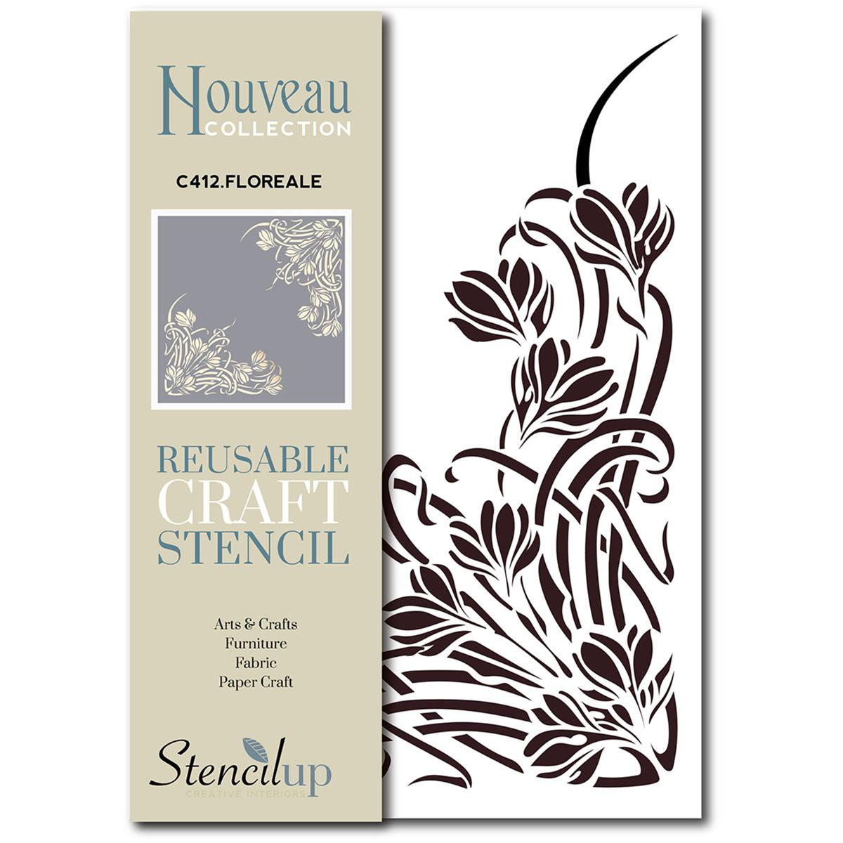 Stencil Up Floreale A4 Adhesive-Backed Stencil | SewingStreet