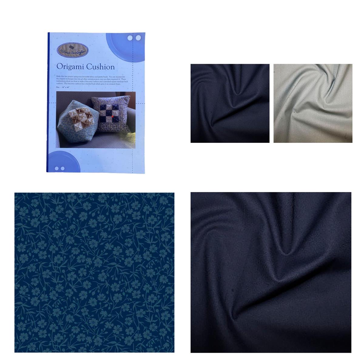 Victoria Carrington's Liberty Blue Origami Cushion Kit: Instructions ...