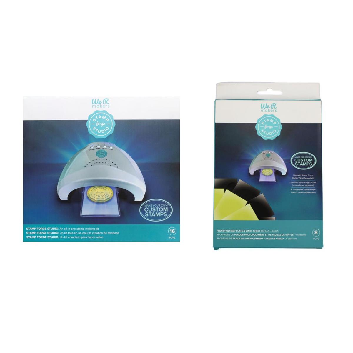 We R makers - Stamp Forge Studio Kit & Photopolymer Refill Kit.- UK ...