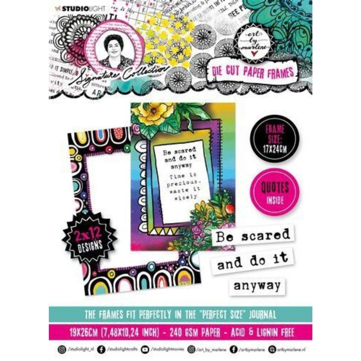 ABM Die-cut Block Paper Frames & Quotes 240gsm | HobbyMaker