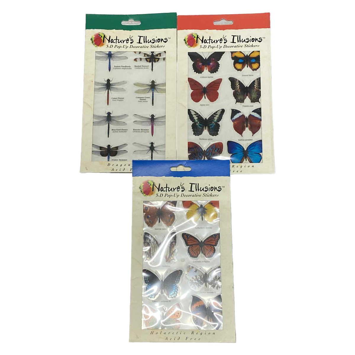 Stamps Away - Natures Illusion Stickers - Set Of 3 | HobbyMaker