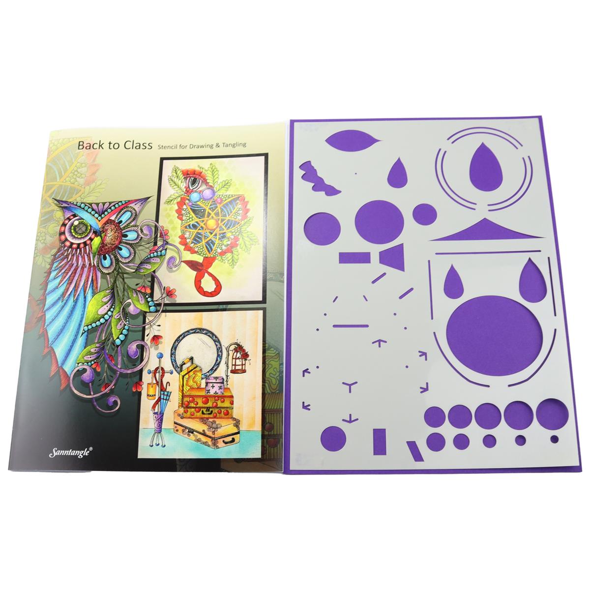 Sanntangle - Back To Class Volume 1 Stencil & Instructions | HobbyMaker