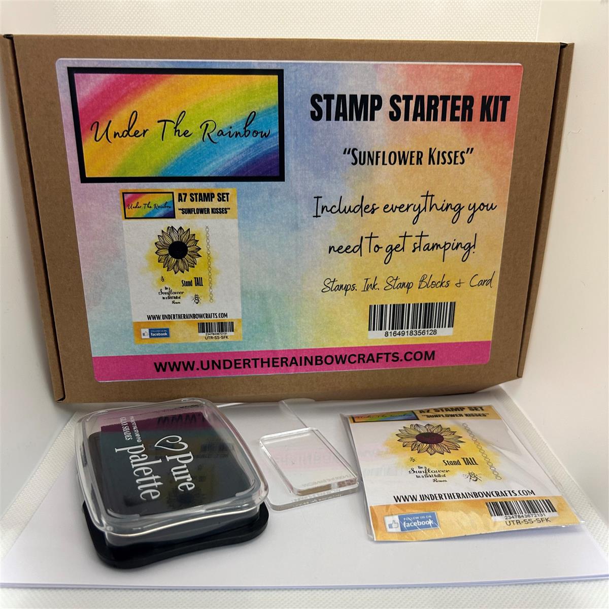 Under The Rainbow Stamp Kit - Sunflower | HobbyMaker