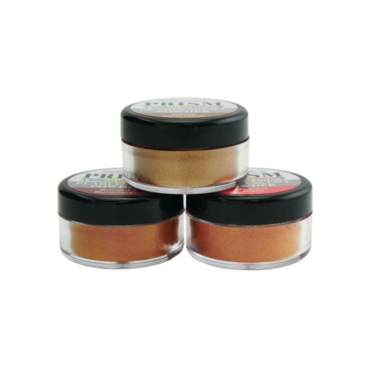 Prism Pearlescent Powders - Set 3, Sepia Splendour, Brilliant Burgundy ...