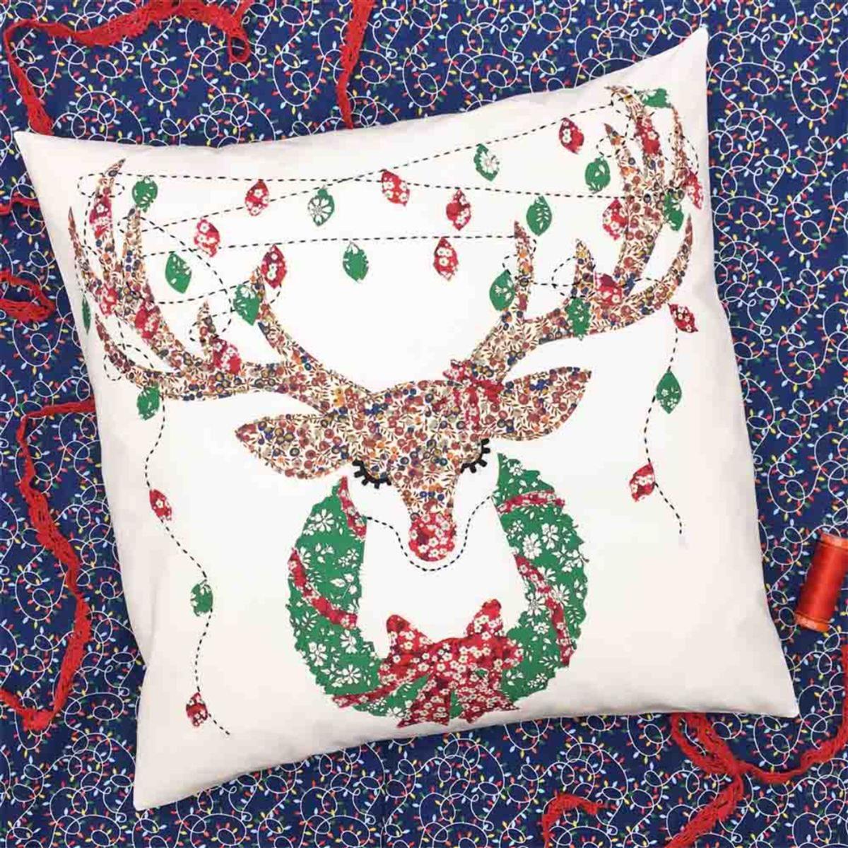 Alice Caroline Liberty Rudolph Cushion | SewingStreet
