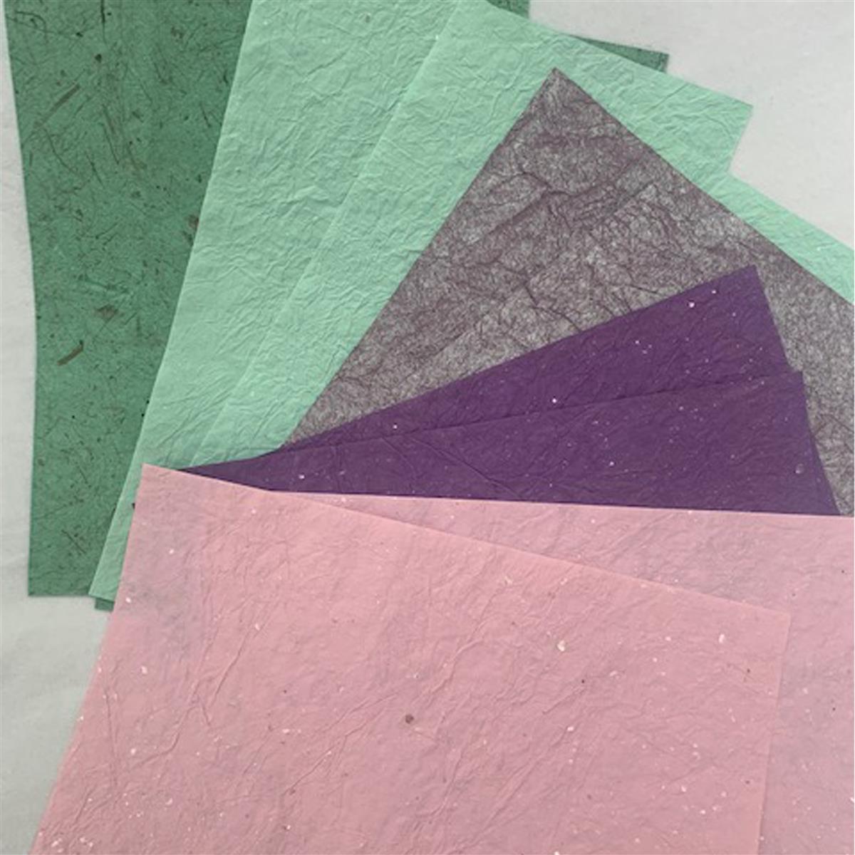 A4 Mulberry Papers Mixed - 10 Sheets | HobbyMaker