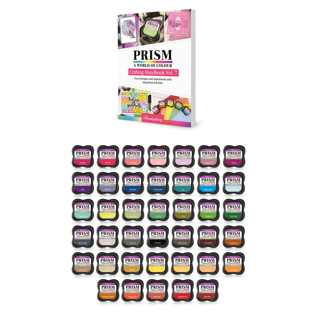 Hunkydory- Prism Ink Pads Ultimate Collection With Handbook | HobbyMaker
