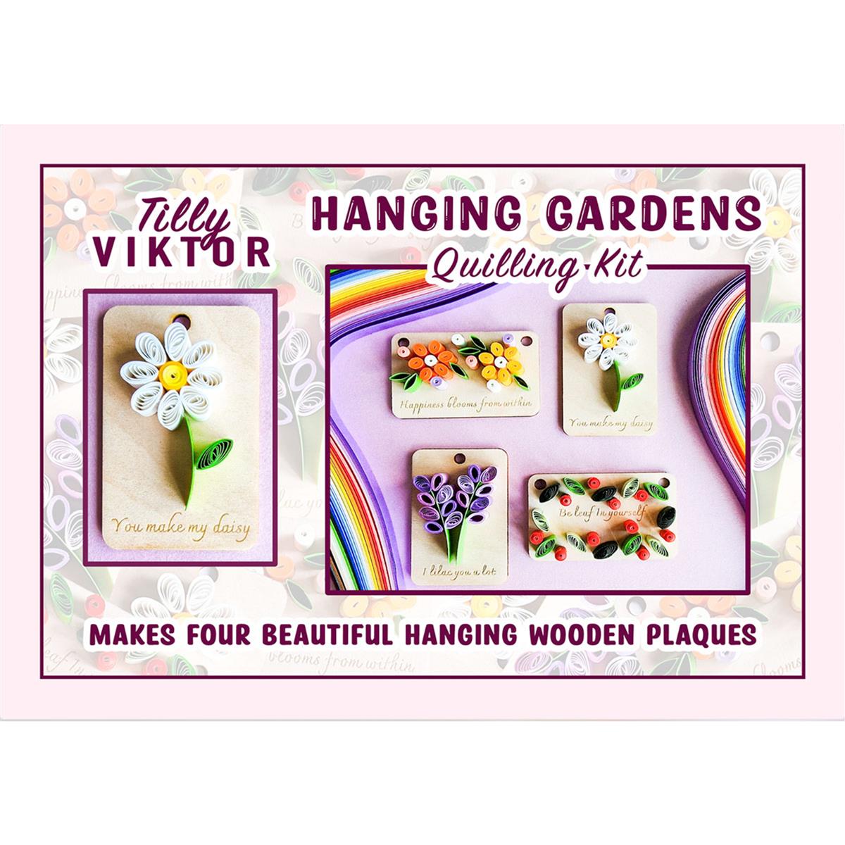 TillyViktor - Hanging Gardens Quilling Kit- No Tools Included | HobbyMaker