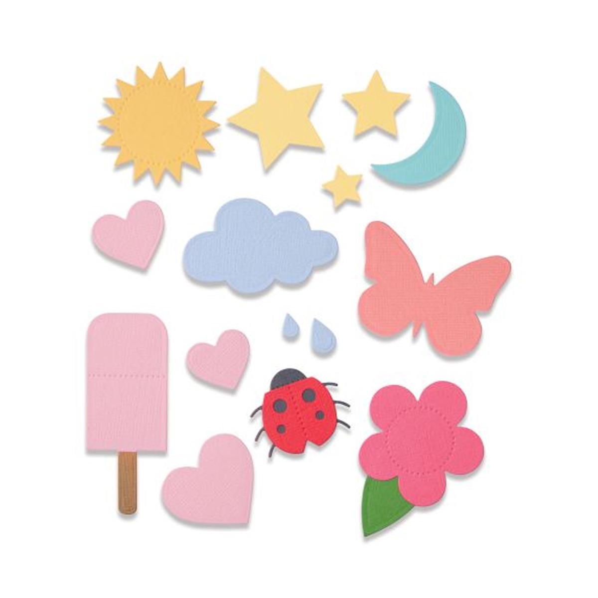 Thinlits Die Set 16PK Basic Shapes by Debi Potter | HobbyMaker