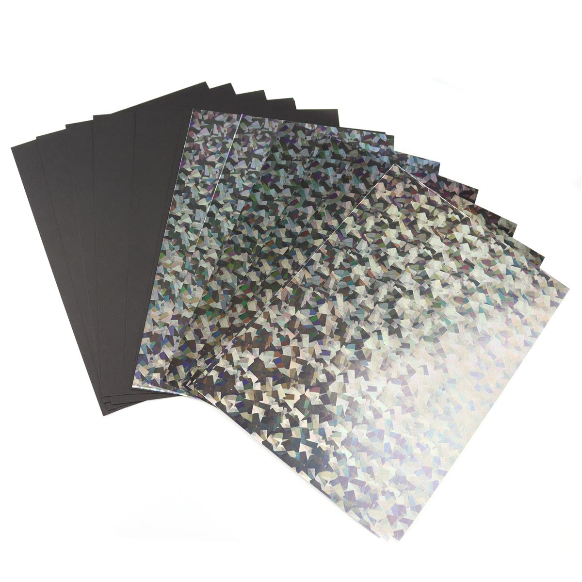 The Black card bundle - 10 sheeets solid core & 10 sheets black ...