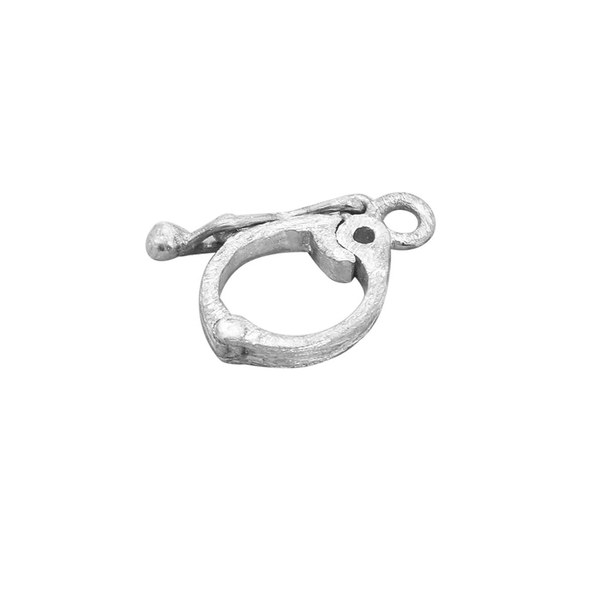 925 Stardust Sterling Silver Bail Clip Approx 14mm Long with 7mm ...