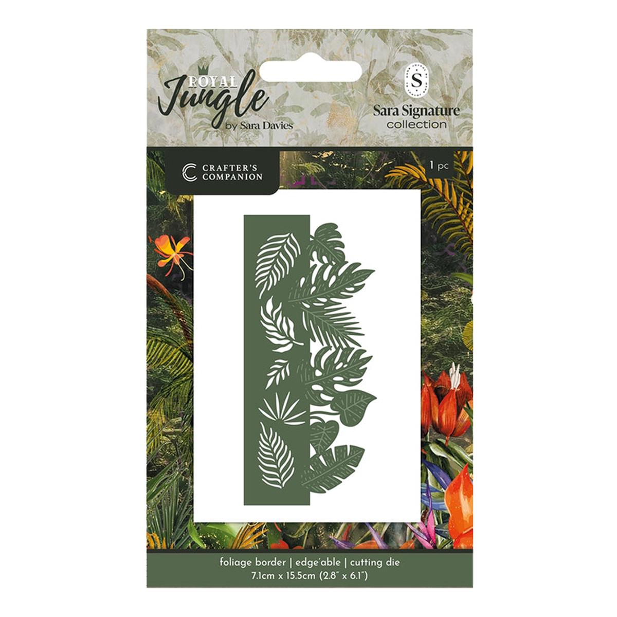 Crafters Companion - Sara Signature Royal Jungle Metal Die Edge’eable ...