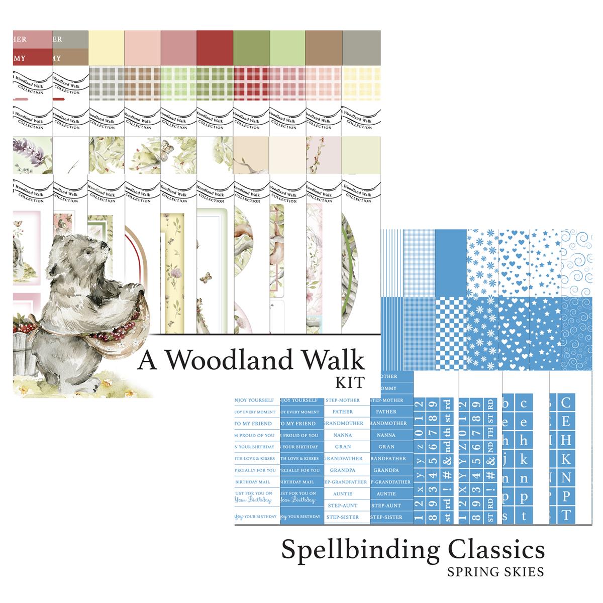A Woodland Walk Digital Download with free Spellbinding Classics Spring ...