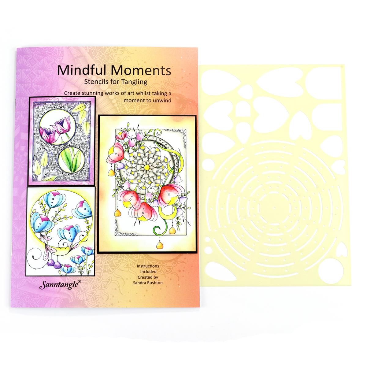 Sanntangle - Mindful Moments Stencil | HobbyMaker
