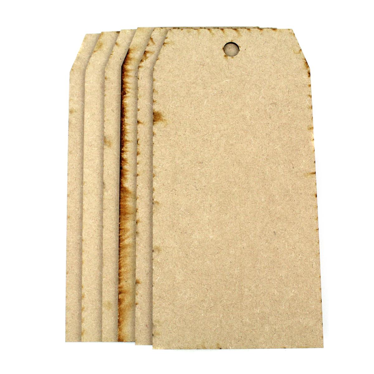 MDF Extra Large Tags - Pack of 6 | HobbyMaker