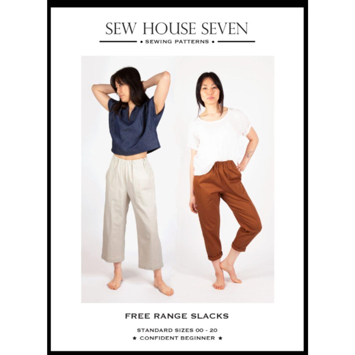 Free Range Slacks Pattern 00-20 by Sew House Seven | SewingStreet