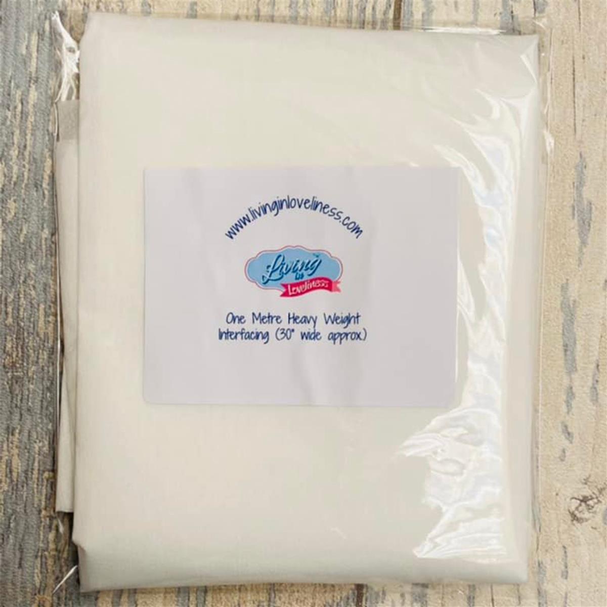 Living in Loveliness Heavyweight Fusible Interfacing | HobbyMaker