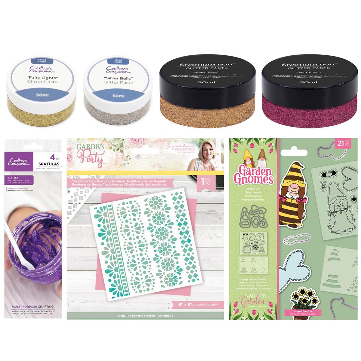 Spectrum Noir Glitter Pastes with FREE Goodie Bag | HobbyMaker