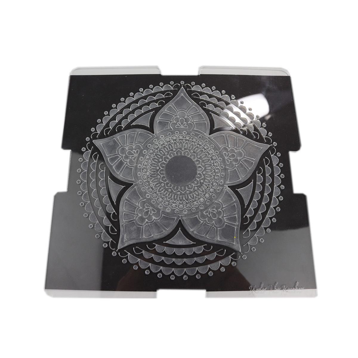 1 X MANDALA PARCHMENT BOARD FLORAL | HobbyMaker