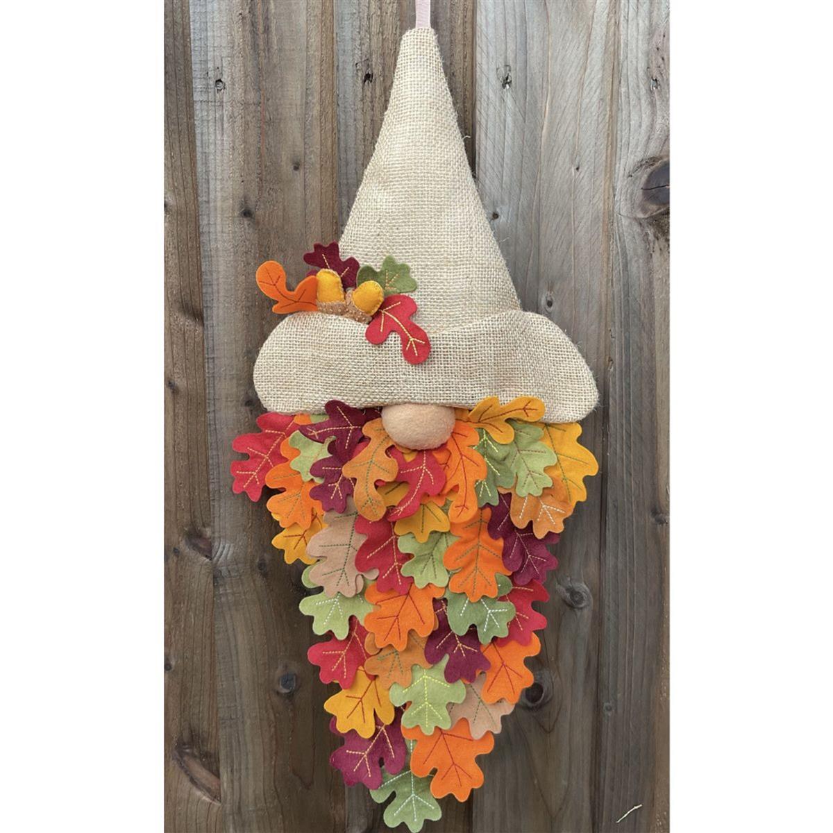 Endless Thread Design Oakey Dokey Autumn Gnome Wreath Kit | SewingStreet