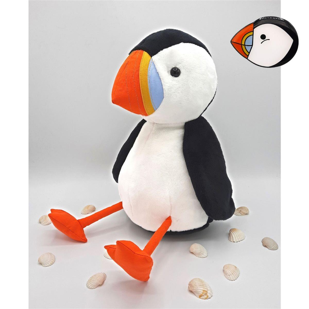 Jo Carters Bryn Puffin Premium Toy Kit (inc Exclusive Badge, Fabric ...