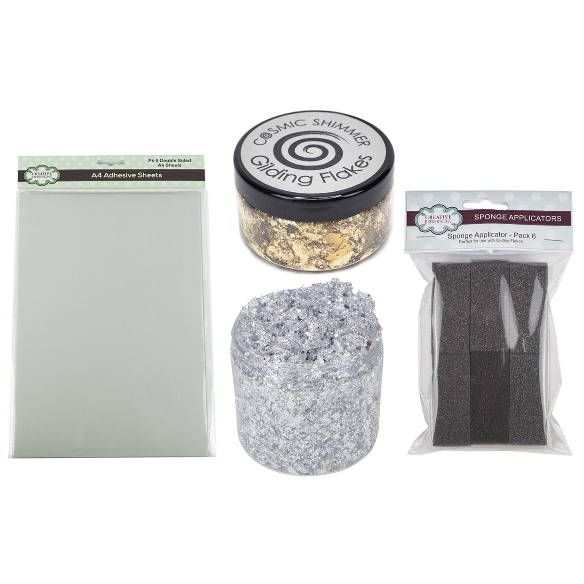Cosmic Shimmer Gilding Flakes Kit | HobbyMaker