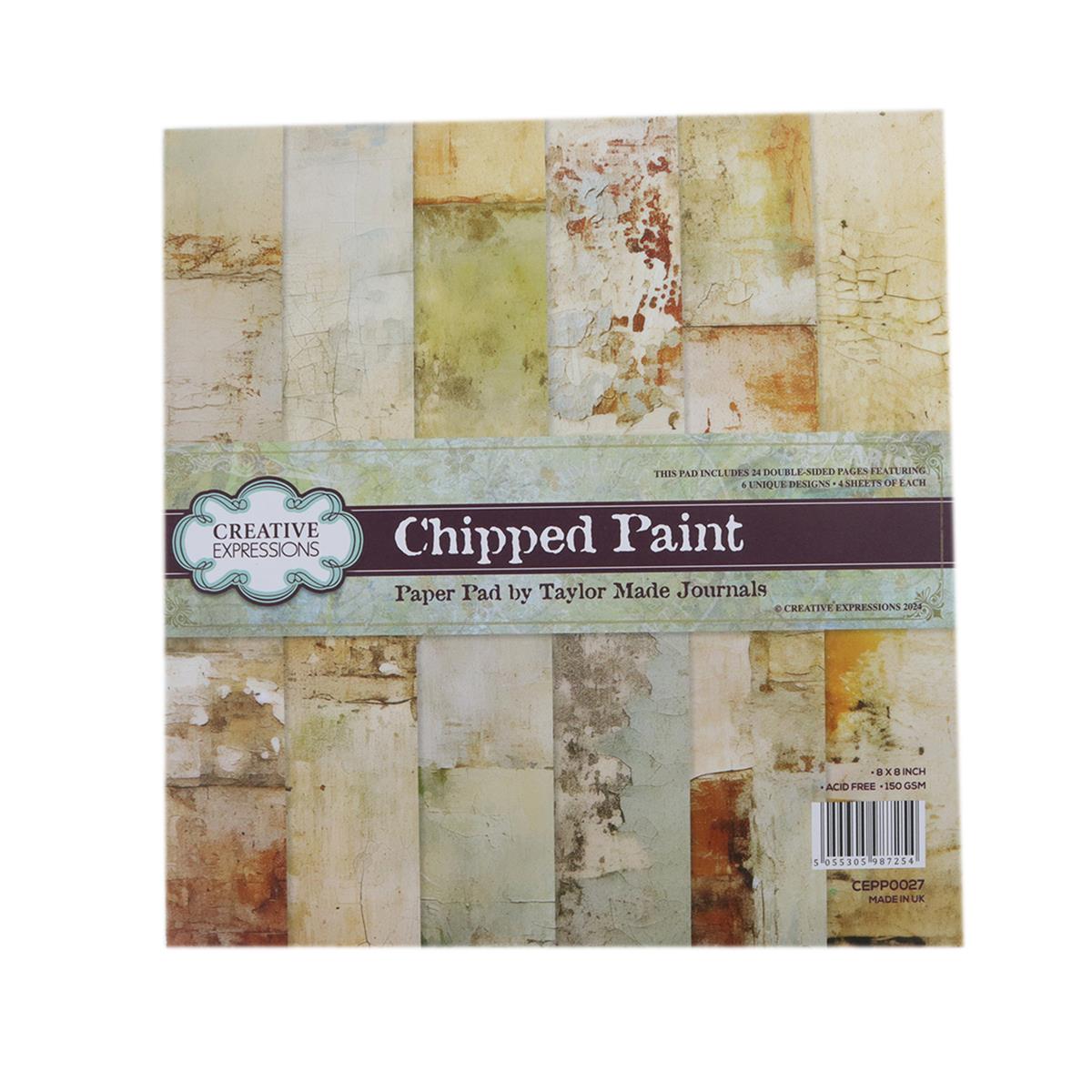 Creative Expressions Taylor Made Journals Chipped Paint 8 in x 8 in ...