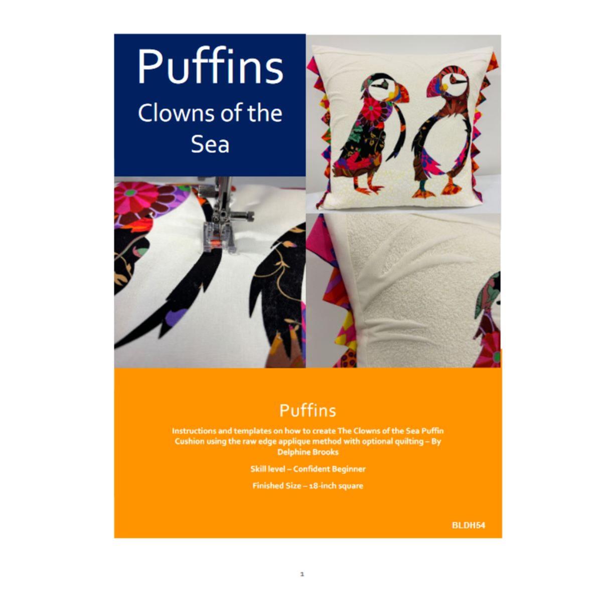 Delphine Brooks Puffin Instructions | SewingStreet