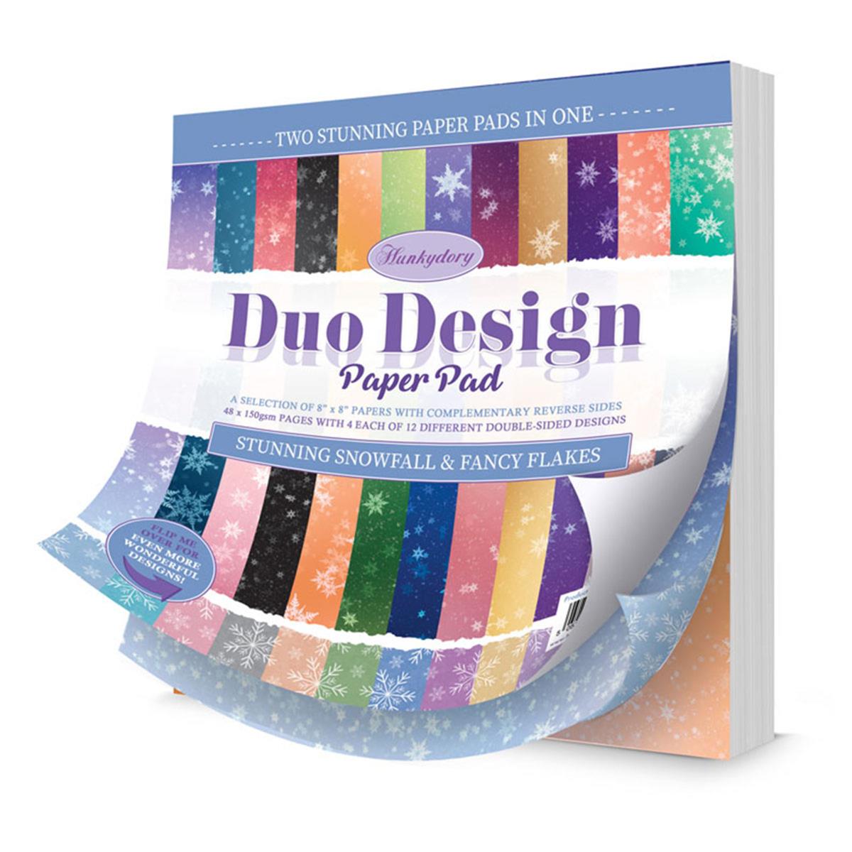 Duo Design Paper Pads - Stunning Snowfall & Fancy Flakes | HobbyMaker