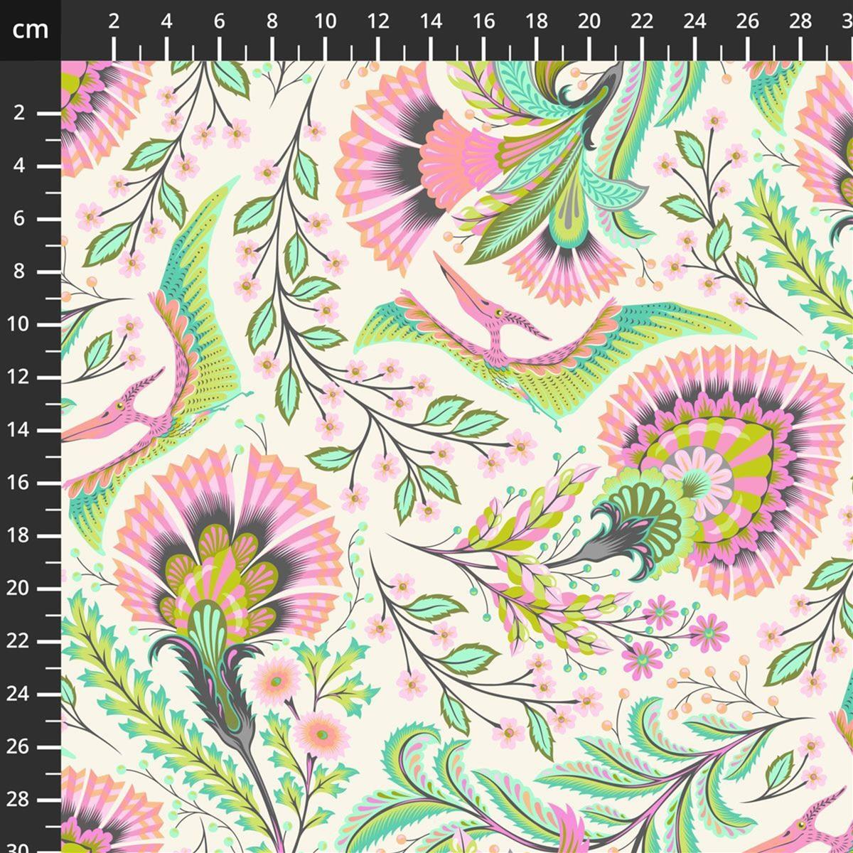 Tula Pink ROAR! Collection Wing It Blush Fabric 0.5m | SewingStreet