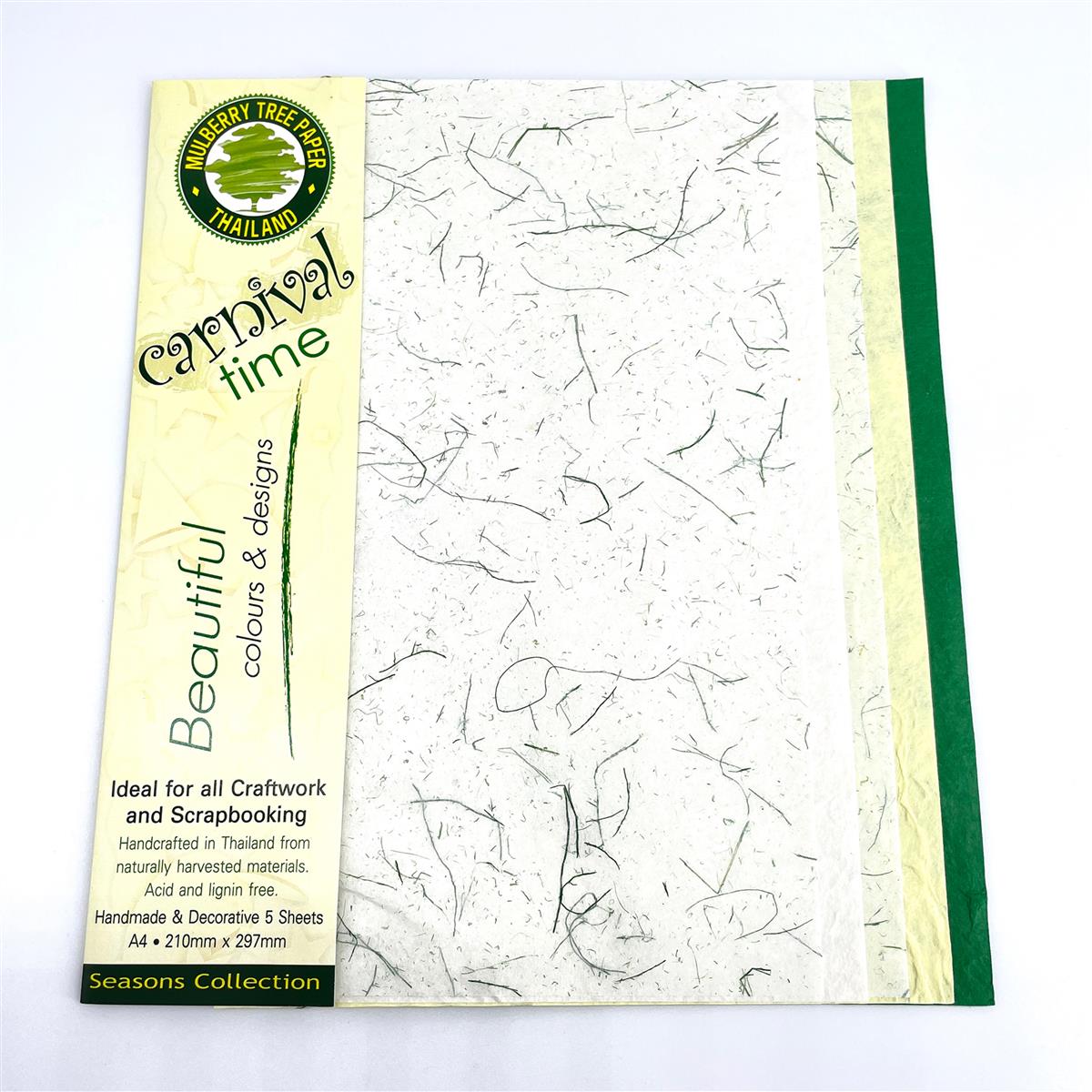 SEASONS COLLECTION- MULBERRY TREE PAPER - PACK 2, 5 sheet bundle of ...