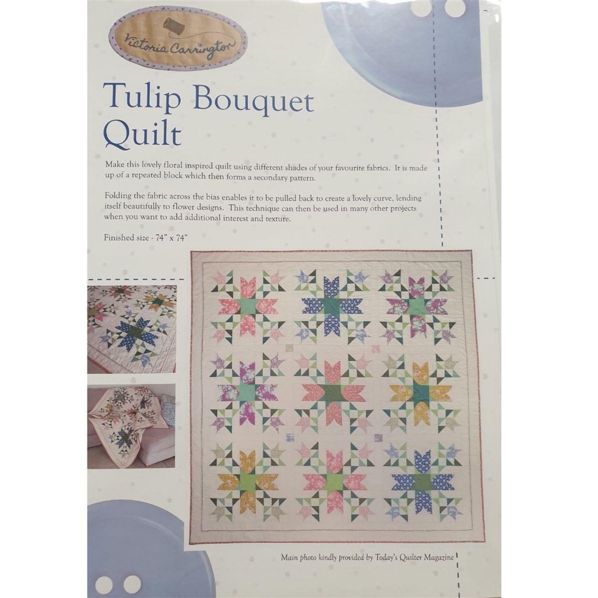 Victoria Carrington's Tulip Bouquet Quilt Instructions | SewingStreet