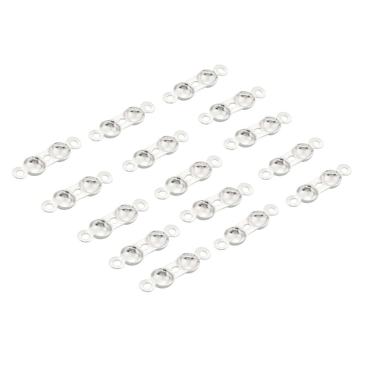 925 Sterling Silver Calotte Covers, Approx 3mm, 15pcs | JewelleryMaker