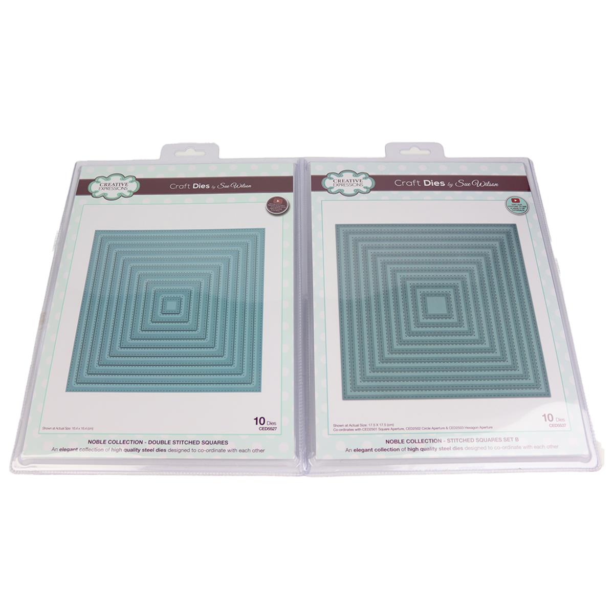 Creative Expressions Sue Wilson Noble Double Stitched Squares - Set A ...