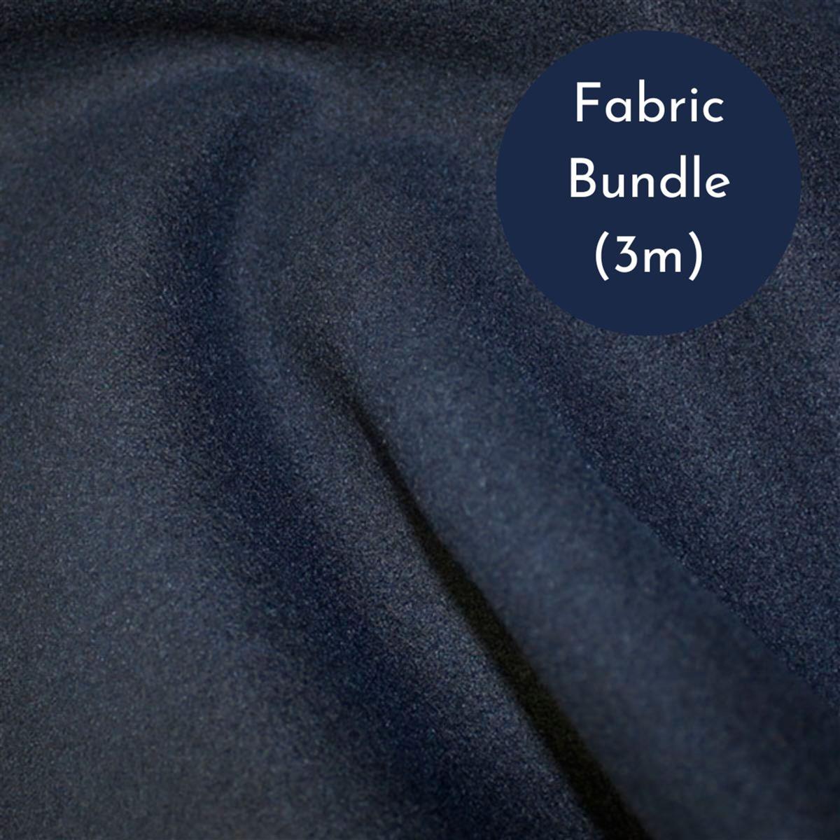 Navy Softcoat Fabric Bundle (3m) | SewingStreet