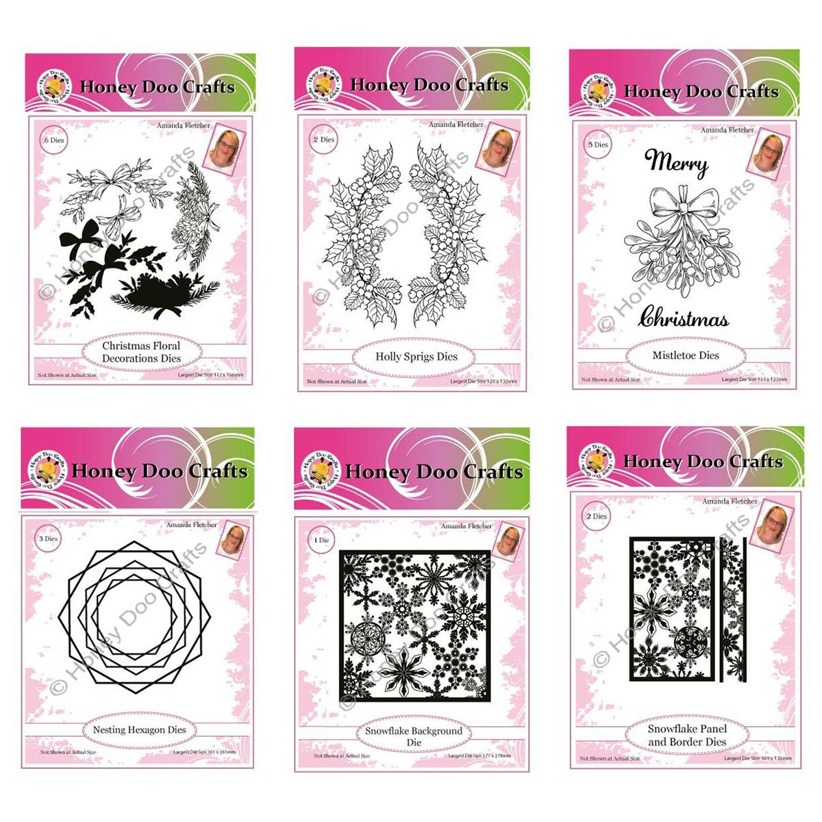 Honey Doo Crafts - Christmas Magic Detailed Dies Bundle | HobbyMaker