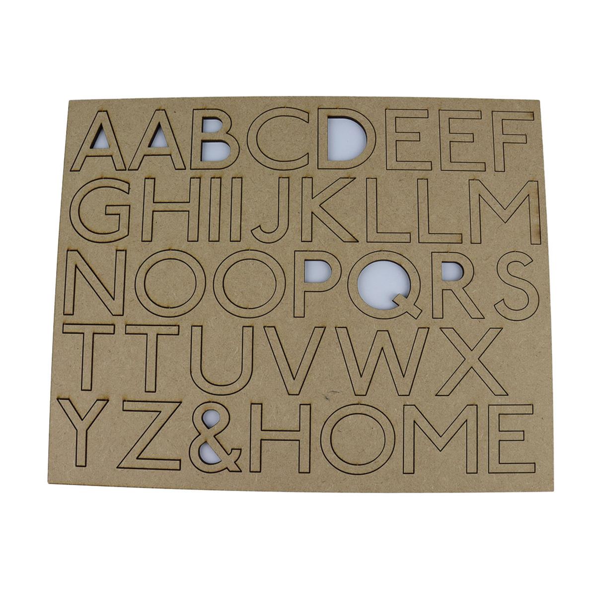 Bert & Gert's London Vintage Font Embellishment Board | HobbyMaker