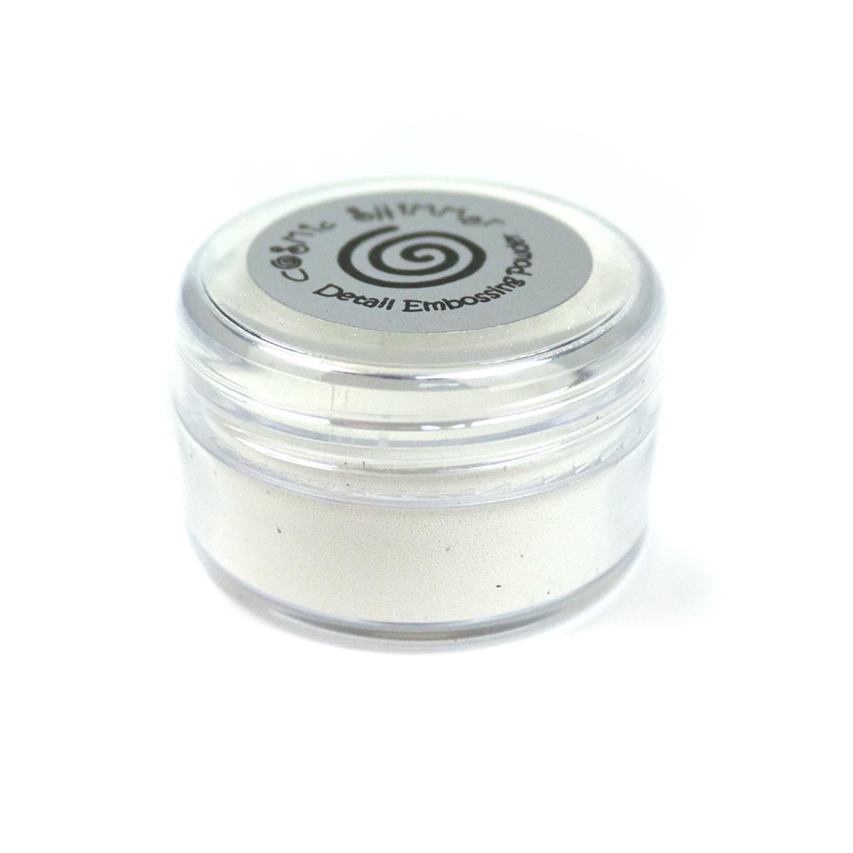 Cosmic Shimmer Detail Embossing Powder True White 20ml | HobbyMaker