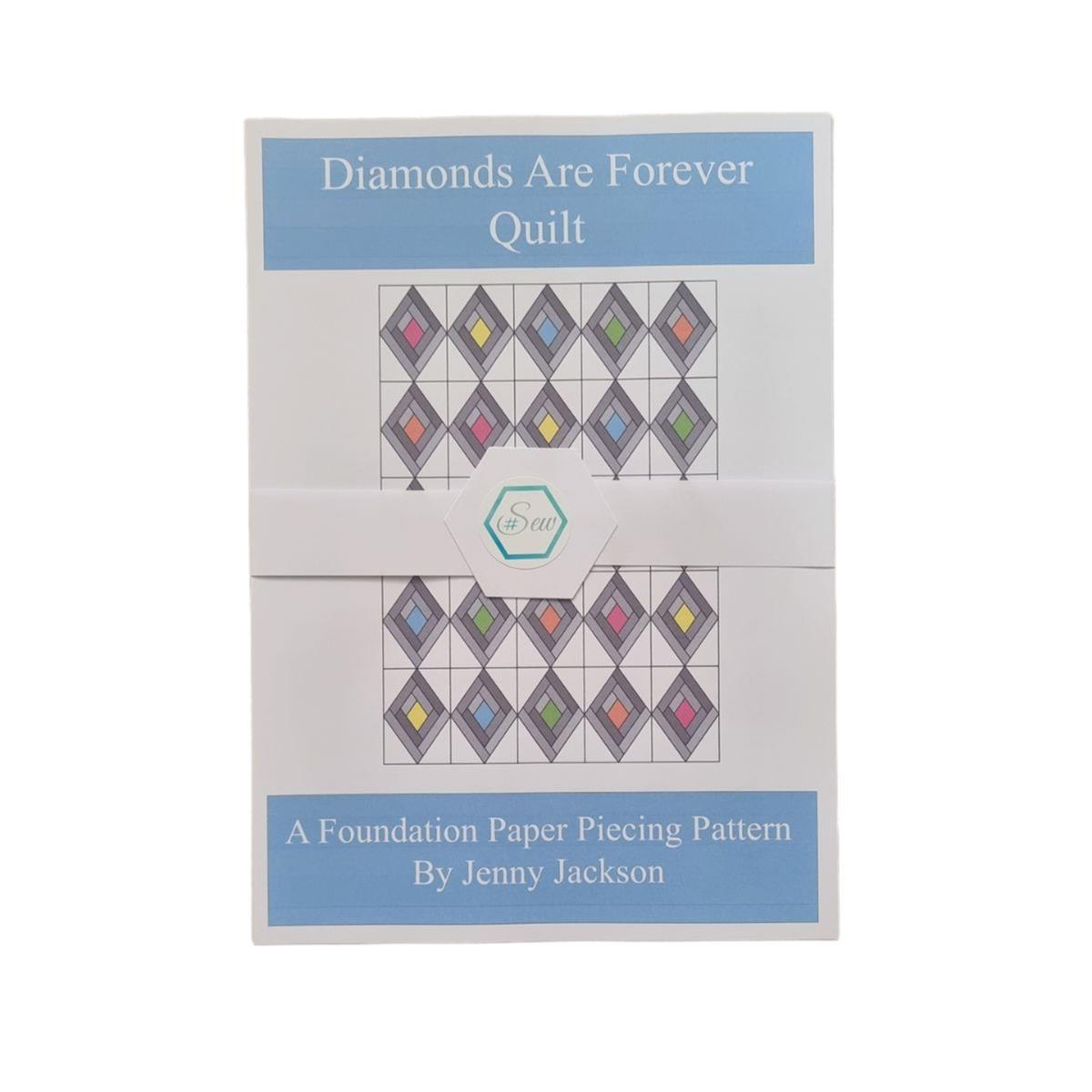 Jenny Jackson FPP Diamonds are Forever Quilt Instructions & Templates ...