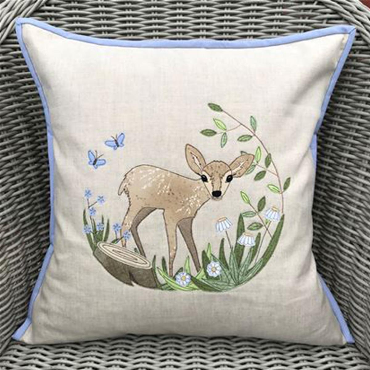 Victoria Carrington's Fawn Applique Cushion Instructions | SewingStreet
