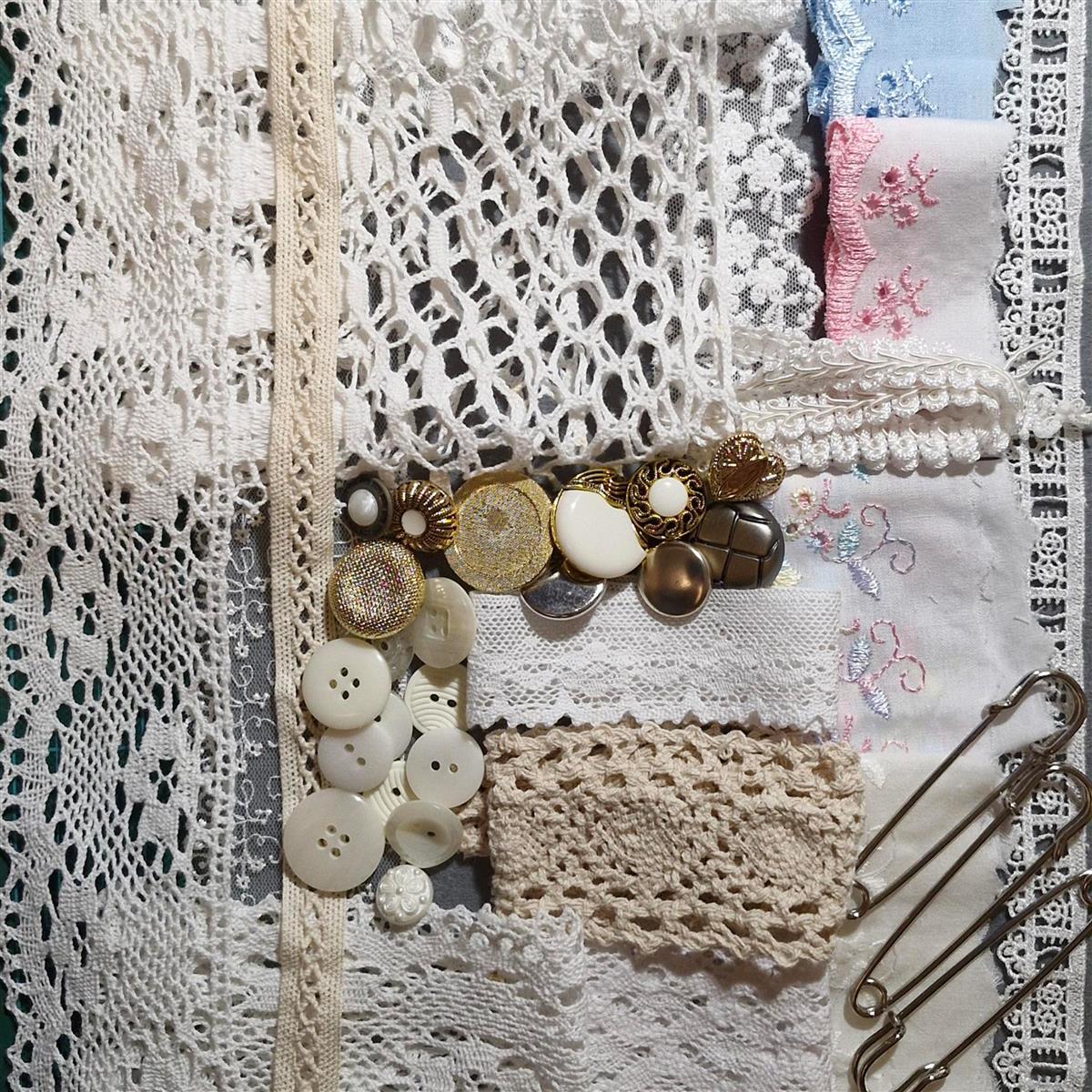 Old Maid New - Make Do and Mend Lace and Button Bundle | HobbyMaker