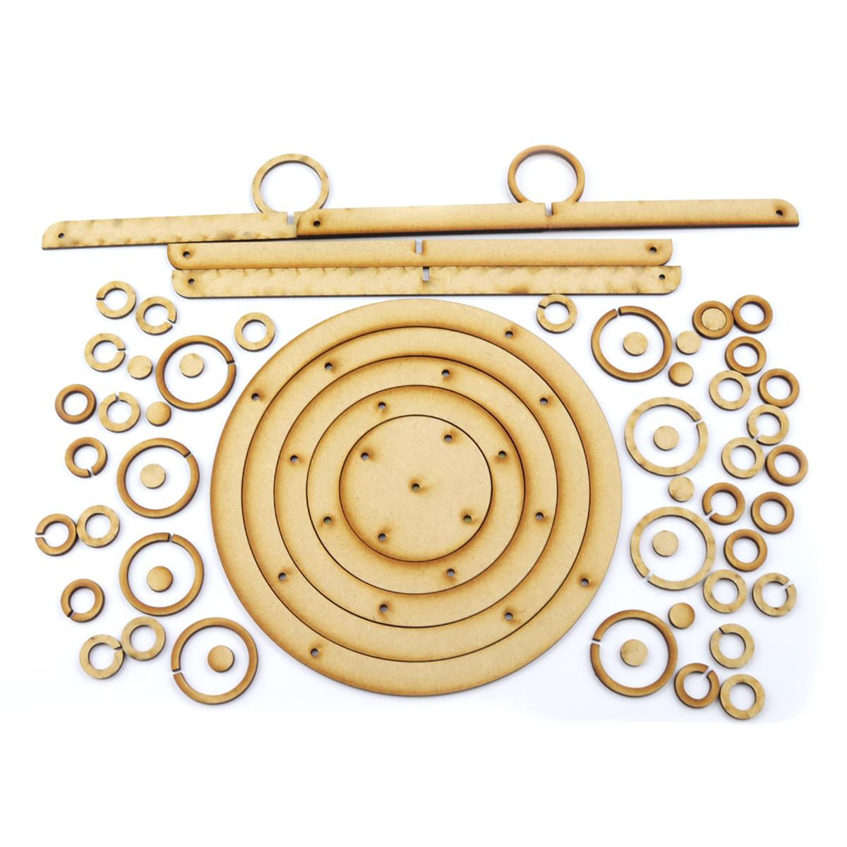 Mobile Hangers - 5 x Hoop, 2 x Cross | HobbyMaker