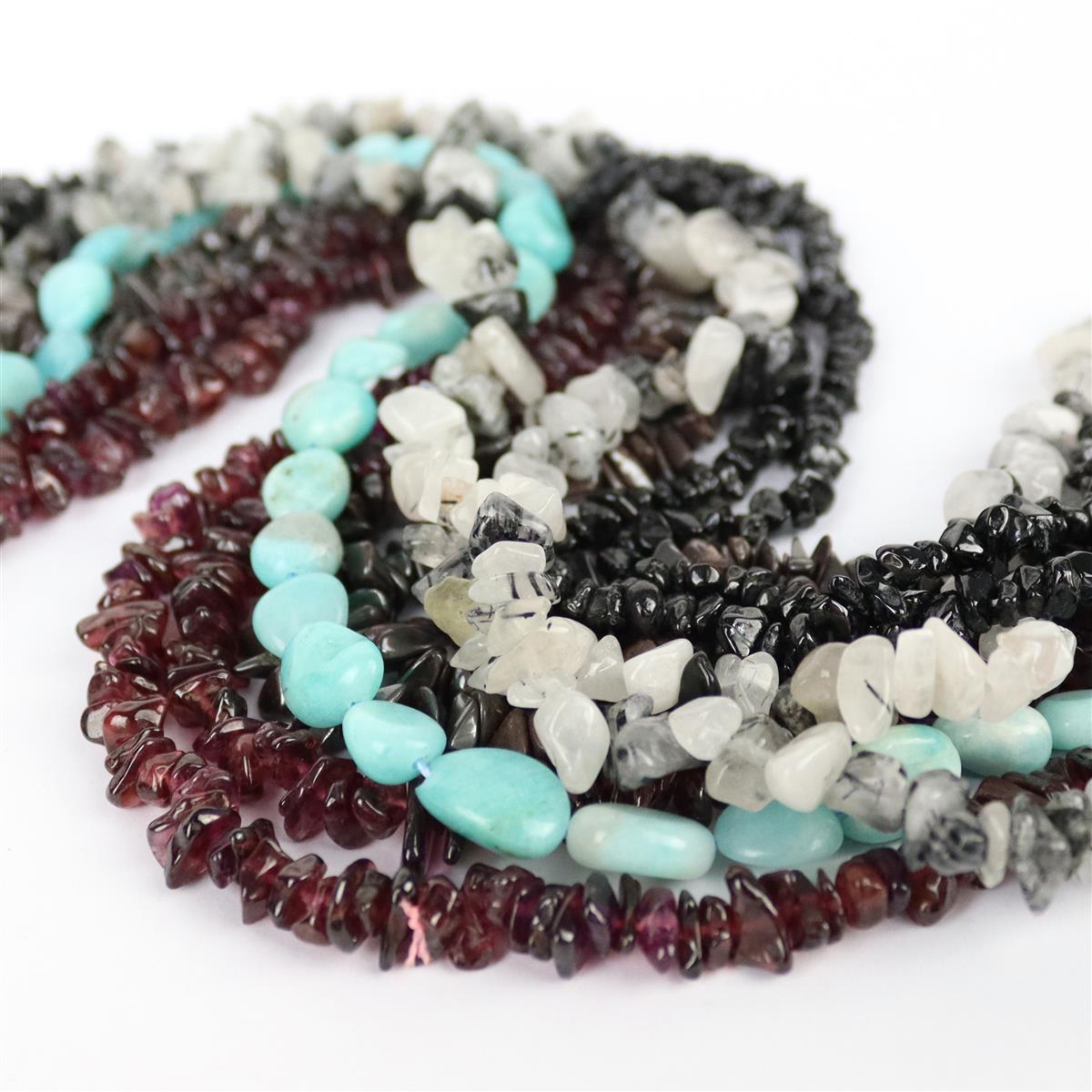 Nugget Bundle; 5 x Nugget/Chip Strands | JewelleryMaker