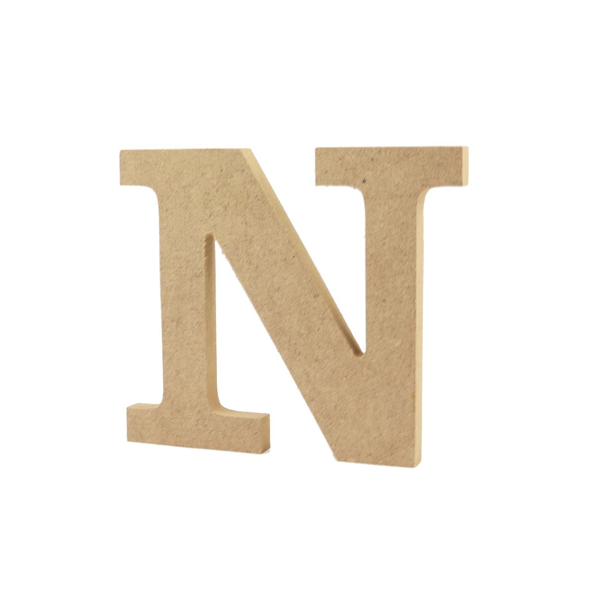 MDF Letter (1pc) - Bare Basics - N | HobbyMaker
