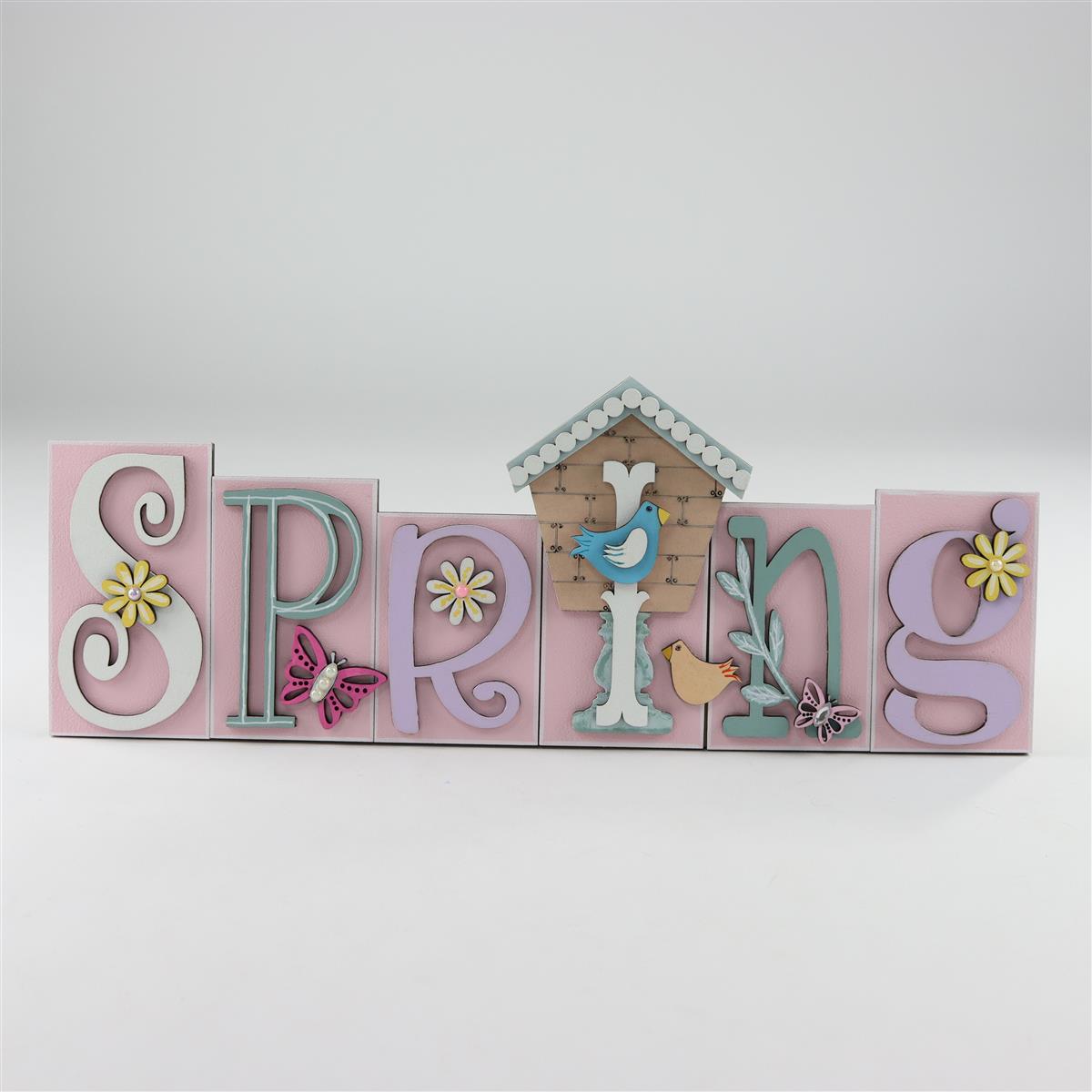 MDF Spring Word Art | HobbyMaker