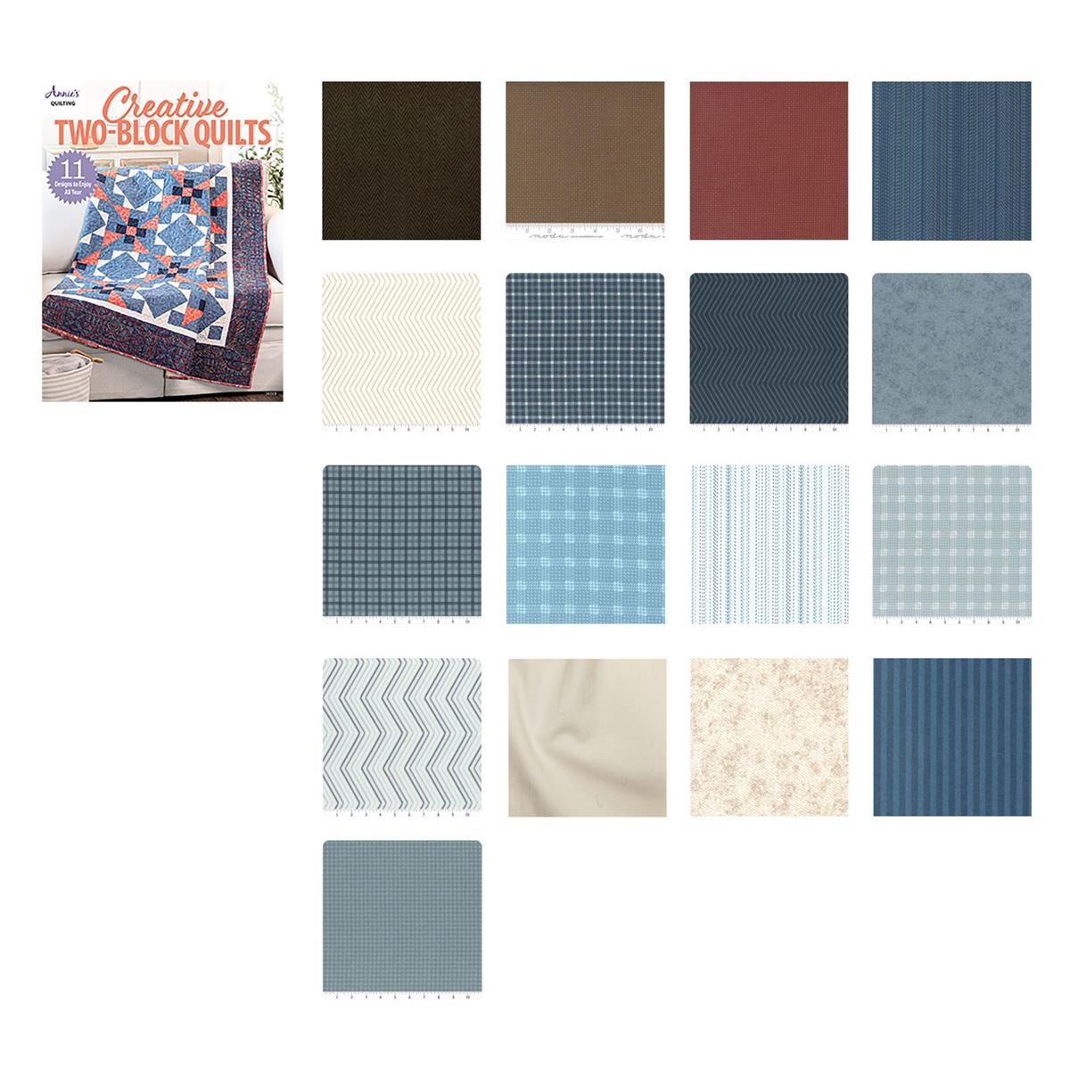 Lakeside Cottage Quilt Kit: Annie's Quilting Creative Two-Block Quilts ...