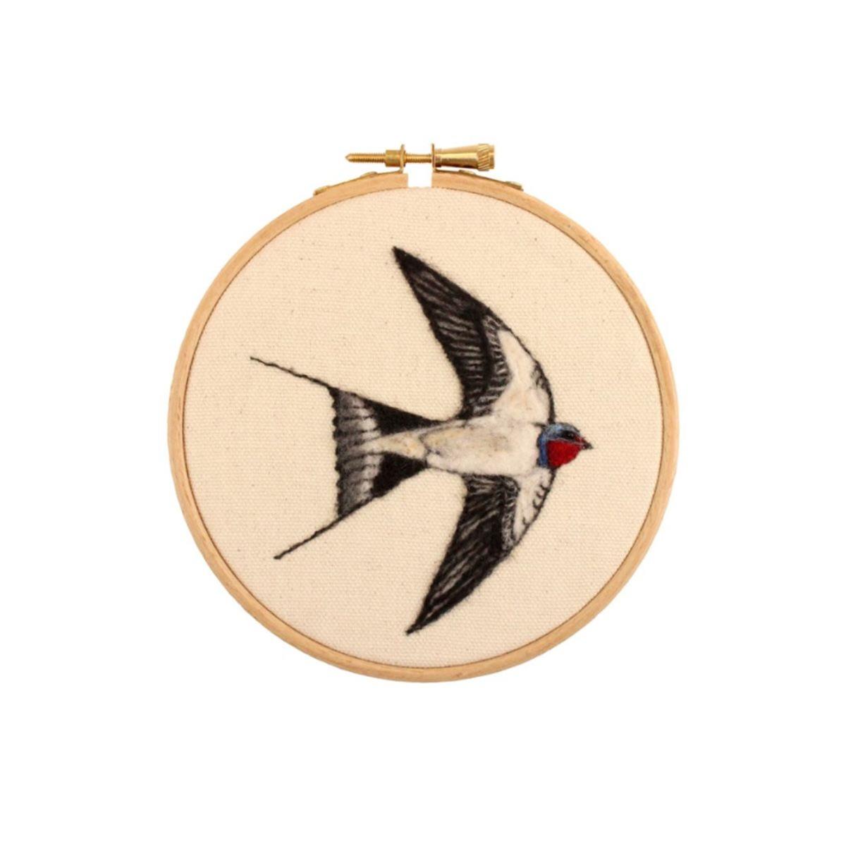 The Makerss RSPB Swallow Needle Felt Picture Kit. Save 10% | SewingStreet